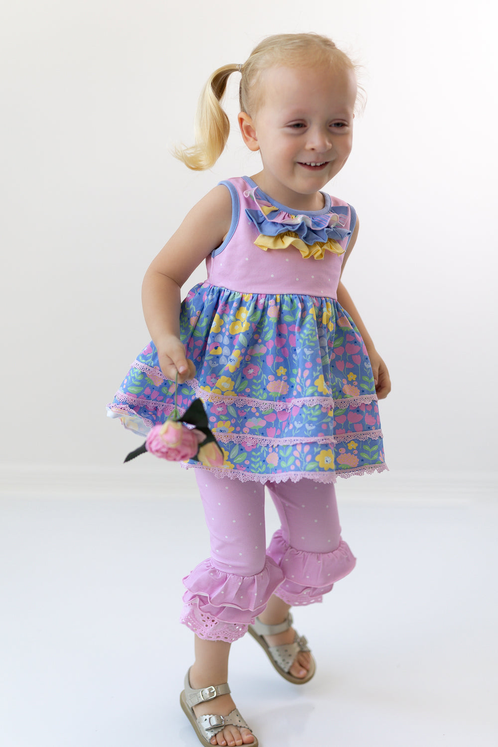 Pink Poppy Polka Big Ruffles – Matilda Jane Clothing