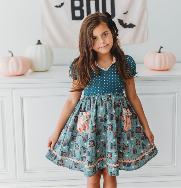 Little Haunts Lane Hooded Dress – Matilda Jane Clothing