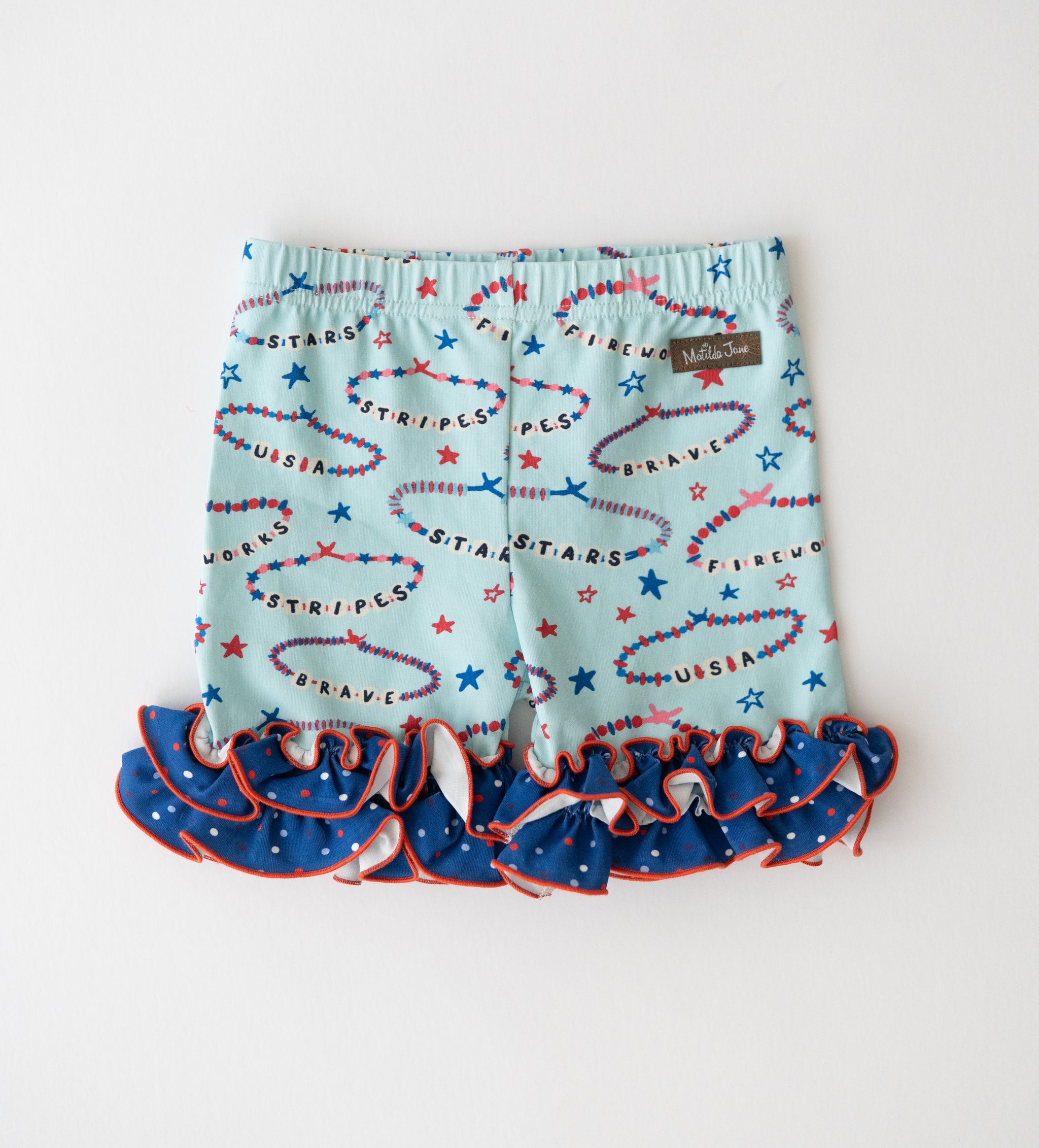 Swiftly United Ruffle Shorties – Matilda Jane Clothing