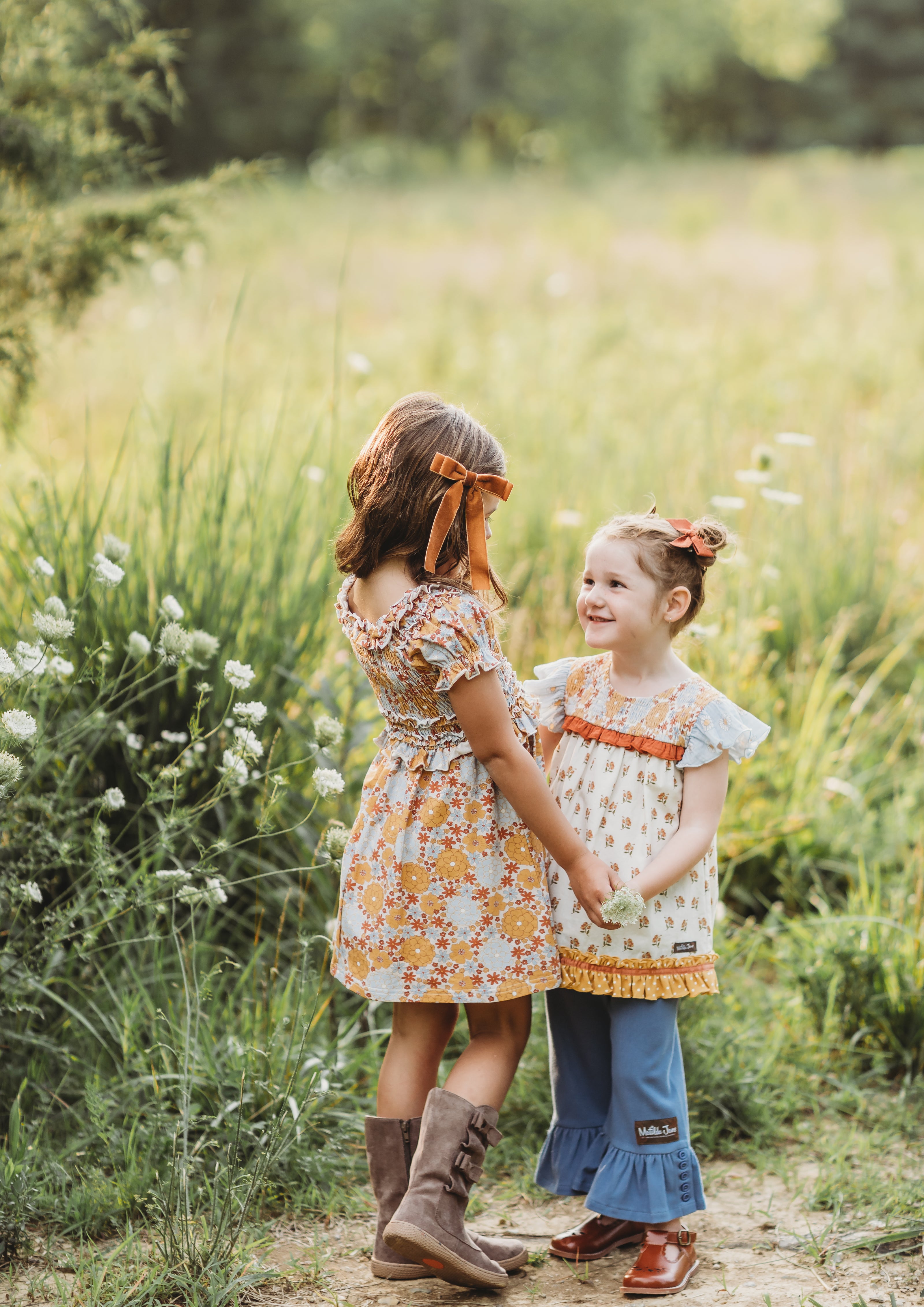Blue Jean Baby Big Ruffles – Matilda Jane Clothing