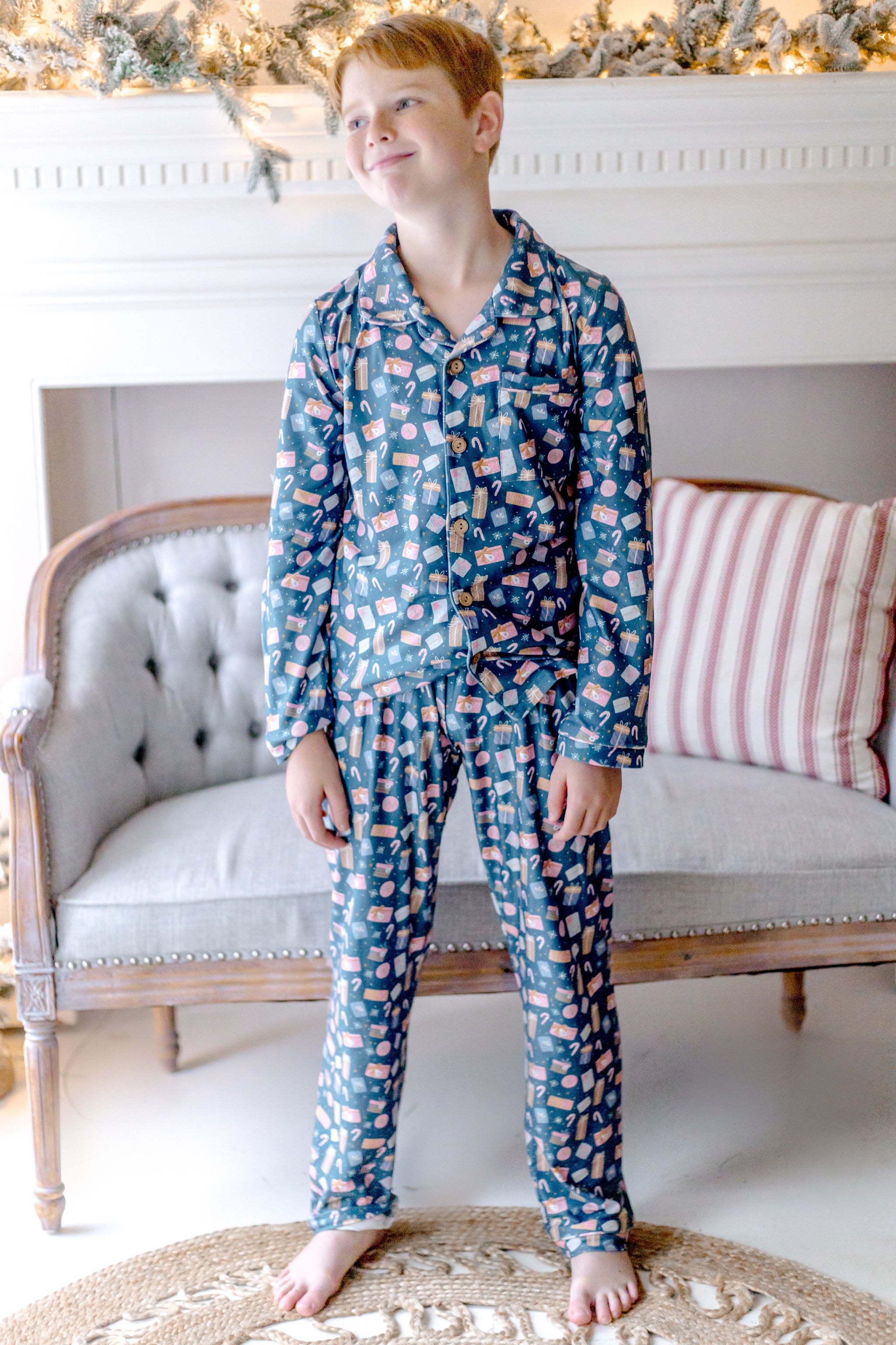 Boy's Santa's Surprise Stash Lounge Set – Matilda Jane Clothing