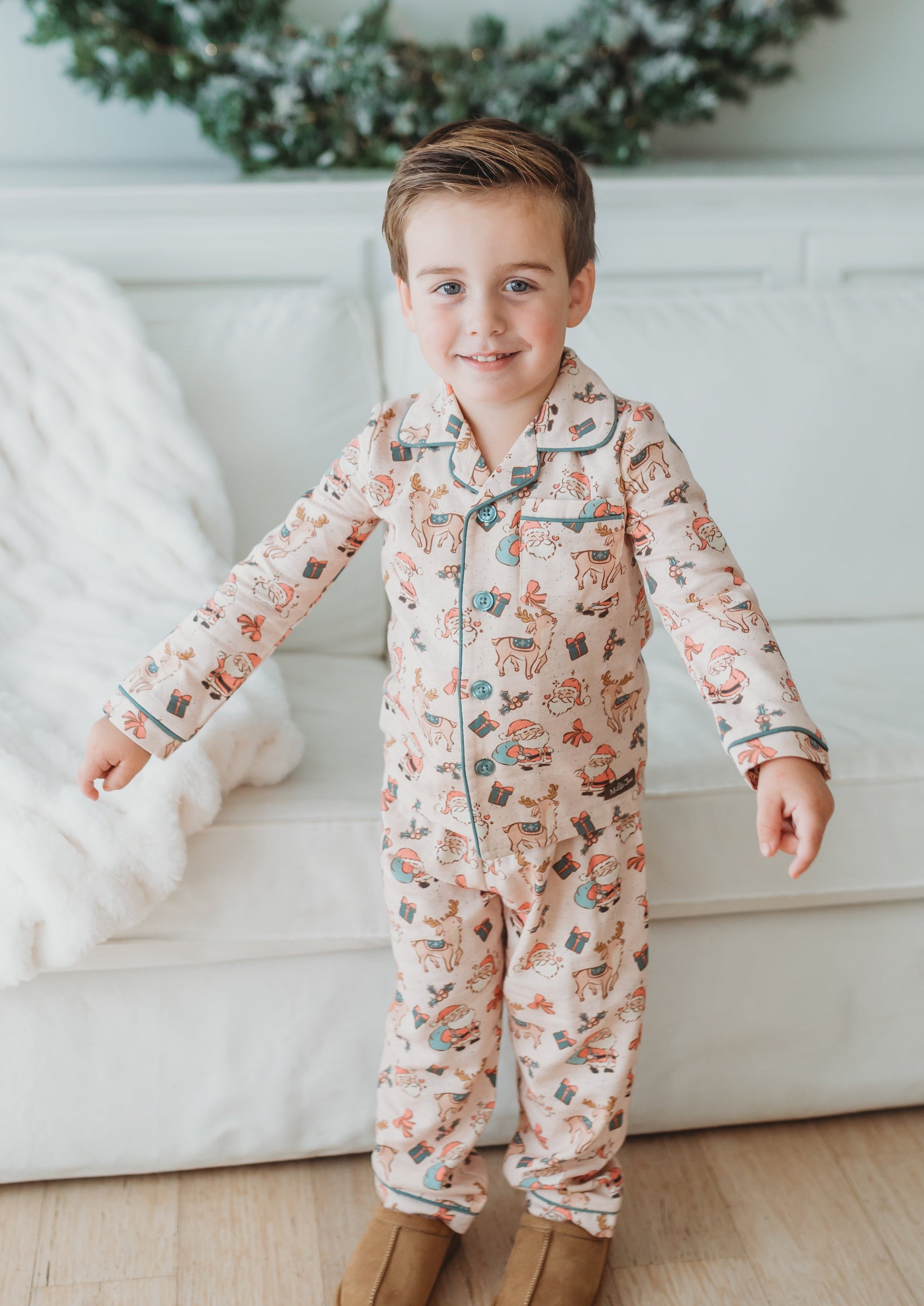 Boy's Santa Sugarplum Lounge Set – Matilda Jane Clothing