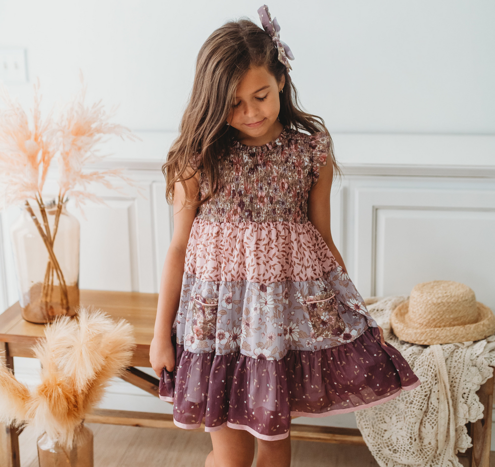 Mulberry Mischief Shimmer Dress – Matilda Jane Clothing