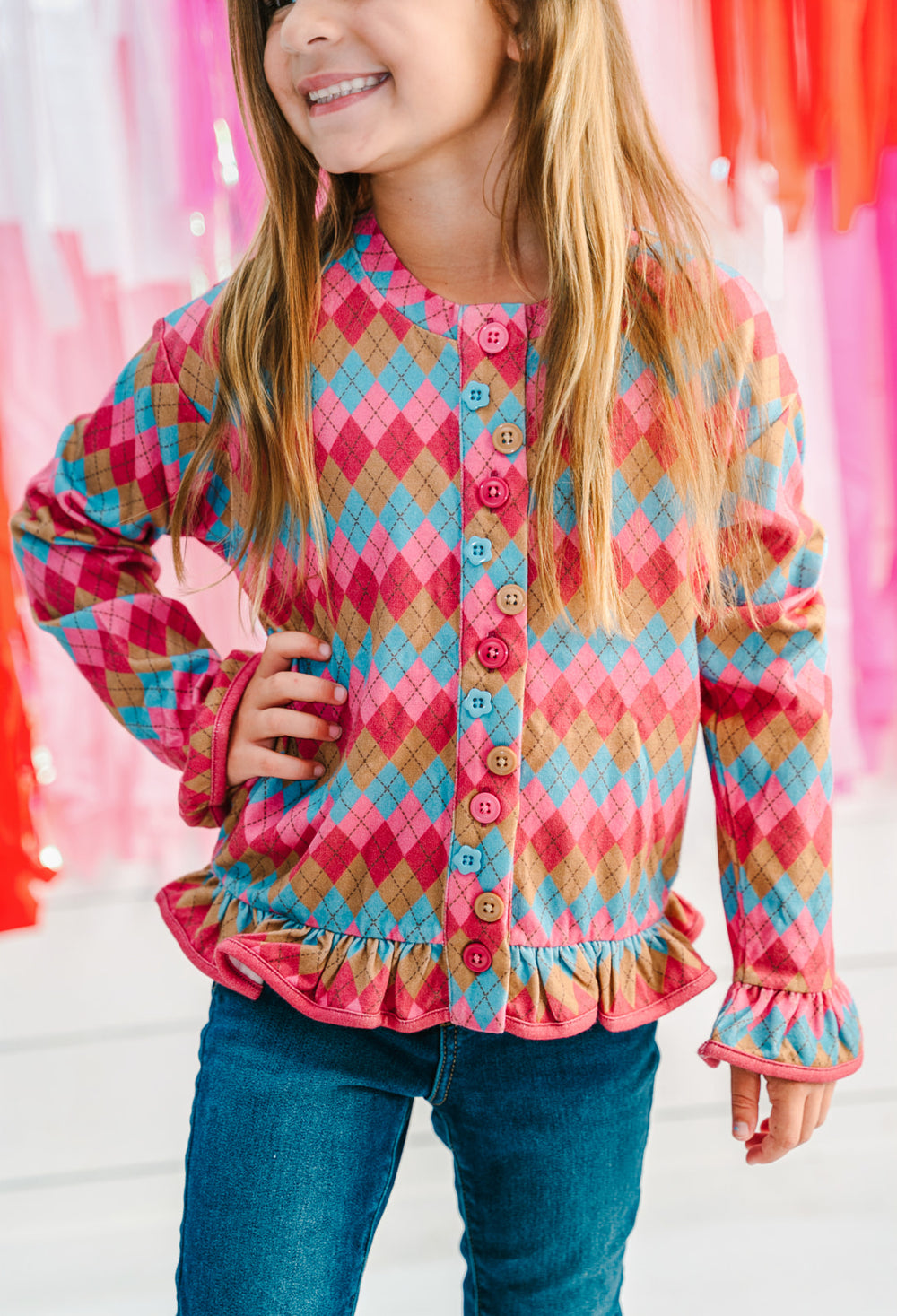 Cupid's Argyle Cardigan – Matilda Jane Clothing